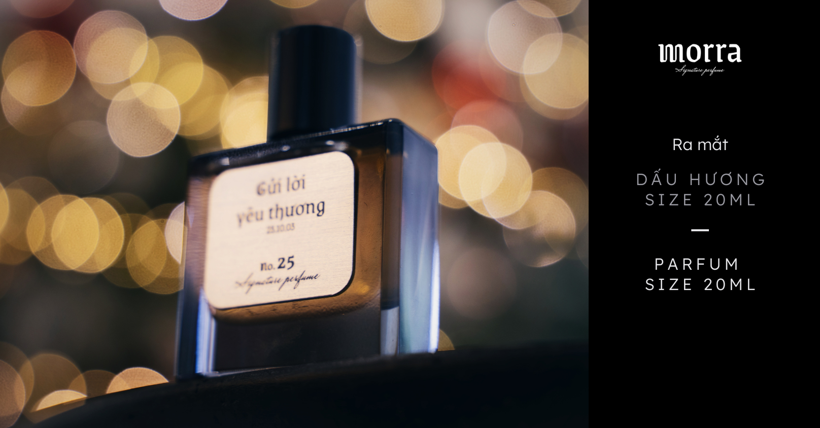Morra ra mắt nước hoa size 20ML - Morra Signature Perfume