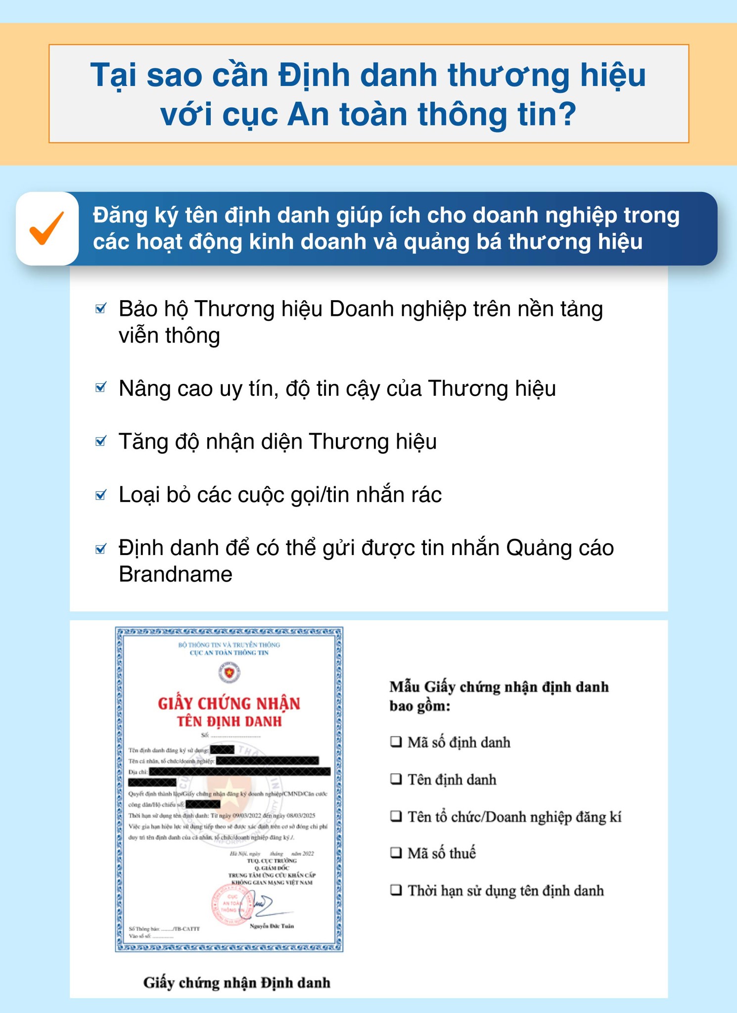Dịch vụ định danh và triển khai Brandname với các nhà mạng Việt Nam by ...
