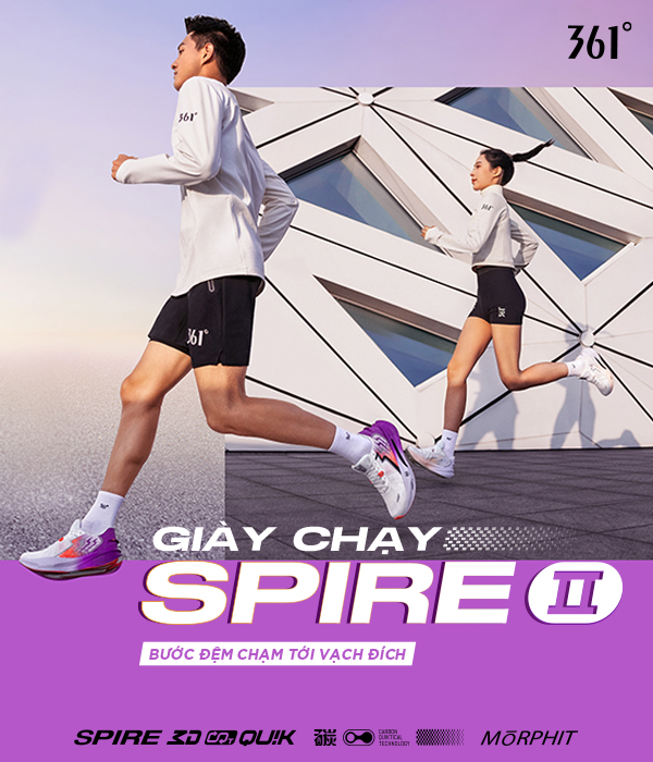 MỚI! 361° RA MẮT SERIES GIÀY CHẠY BỘ ĐỆM CAO CẤP CHO MỌI RUNNER – SPI– 361º Viet Nam