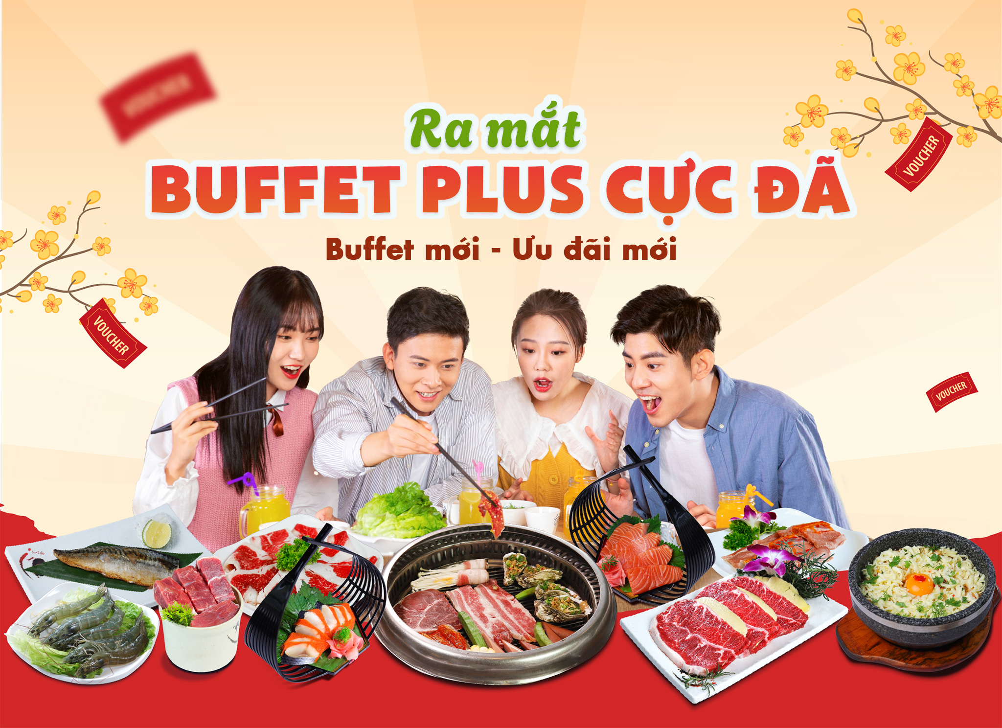 Buffet Plus mới cùng ưu đãi cực đã – HP3 BBQ