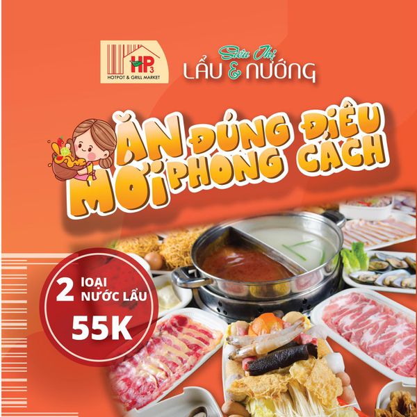 HP3 BBQ - Buffet nướng lẩu không khói