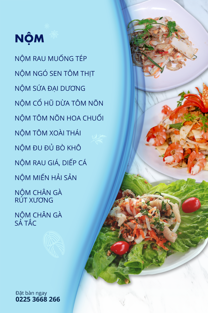 Thực đơn Buffet Hải Sản Hải Phòng tại Hp3 Seafood