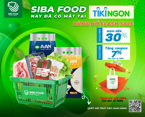 SIBA FOOD NAY ĐÃ CÓ MẶT TẠI TIKINGON BÙNG NỔ FLASH SALE – Siba Food Hà Nội