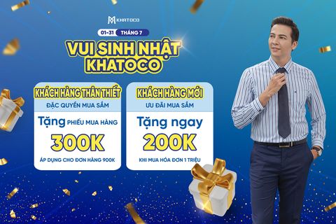 Thời trang nam Khatoco - Hiện Đại, Nam Tính và Sành điệu.