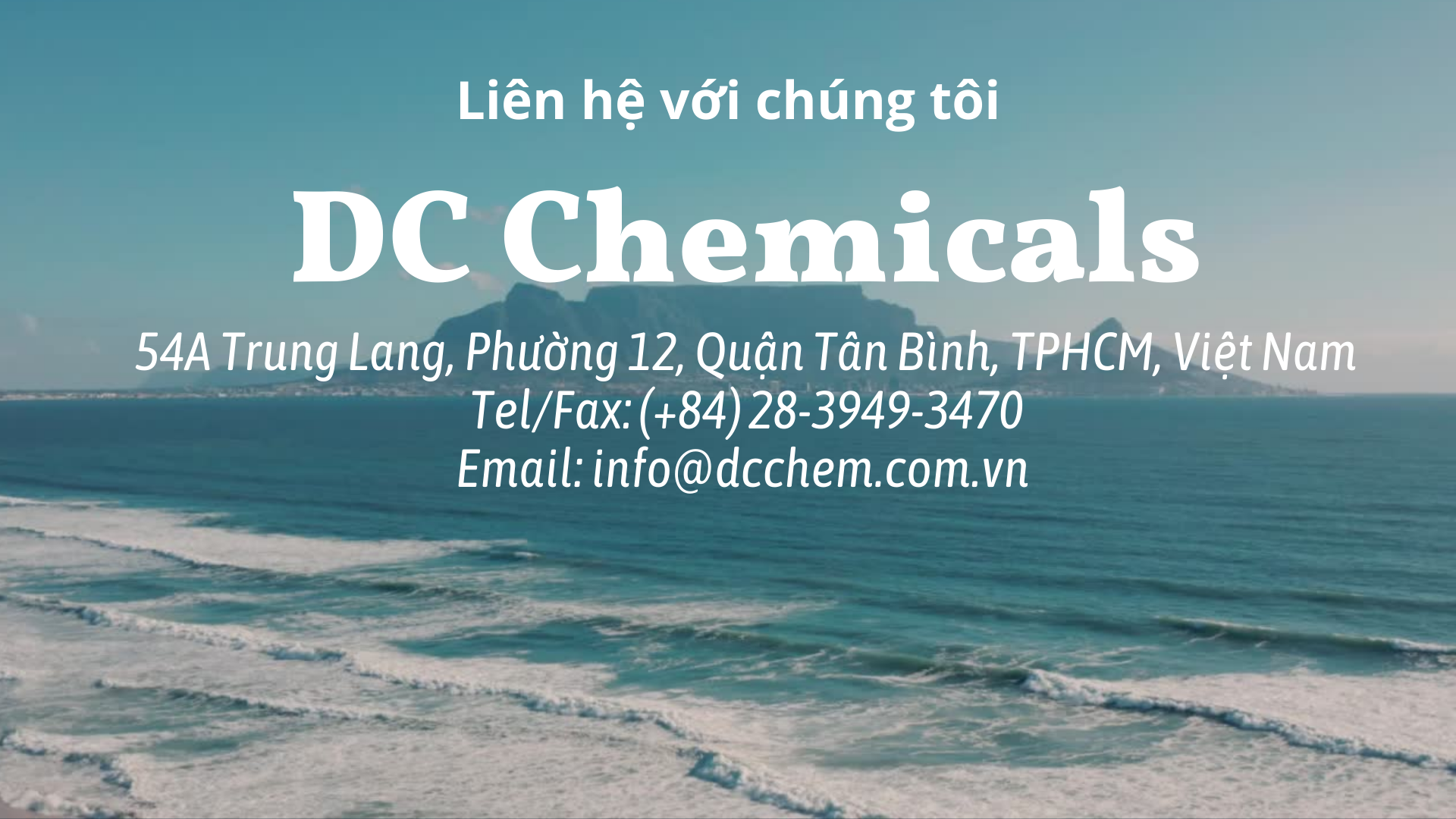 DC Chemicals - Ingredients & more...