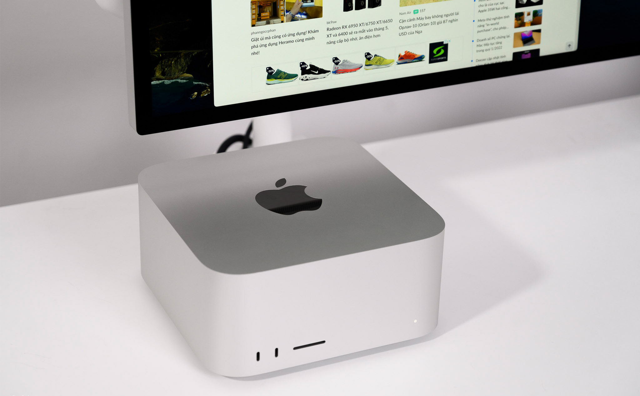 Benchmark nhanh Mac Studio cấu hình M1 Max – Digiworld Hà Nội