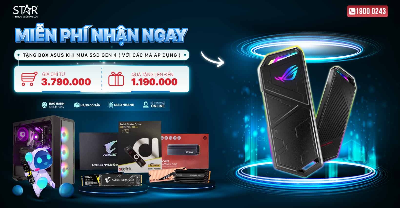 Mua SSD Gen 4 – Nhận Ngay Box SSD Asus ROG Strix Arion Lite ...