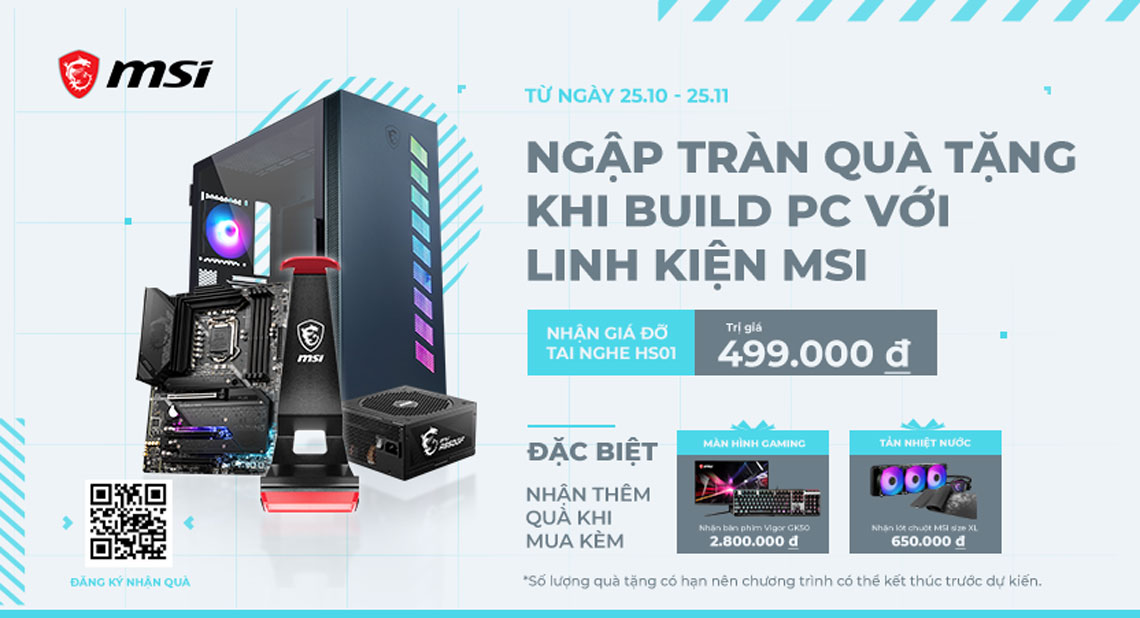 KHUYẾN MÃI KHI BUILD PC VỚI LINH KIỆN MSI – TINHOCNGOISAO.COM