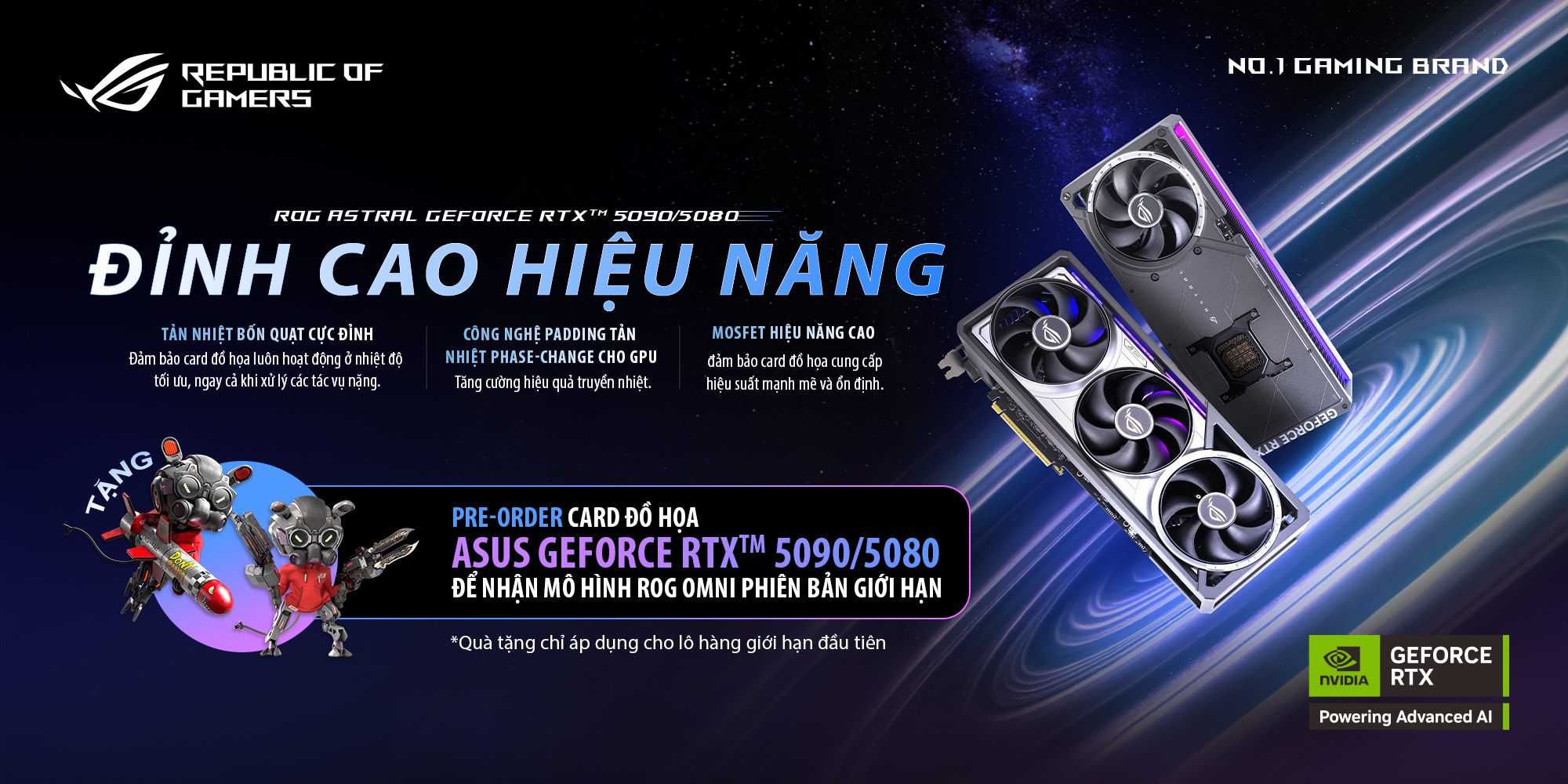 Pre-order Card Đồ Họa ASUS GeForce RTX™ 5090/5080 Series – Nhận Ngay M ...