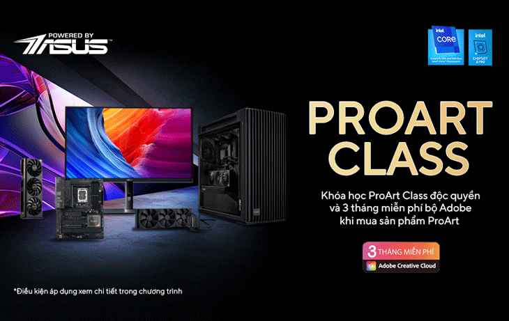 ASUS PROART CLASS - Nhận ngay khoá học 5 triệu và ADOBE bản quyền ...