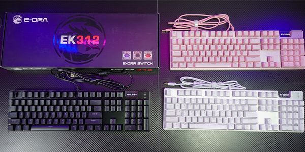 Bàn phím Cơ E Dra EK312 Blue Switch (Trắng) – TINHOCNGOISAO.COM