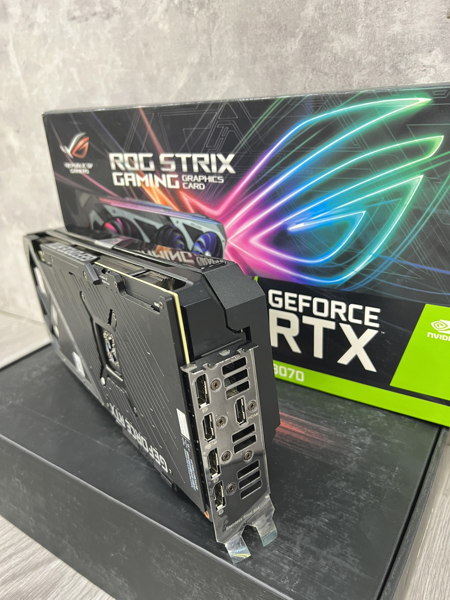 Card màn hình VGA Asus RTX 3070 Rog Strix Gaming 8G 3 Fan (ROG-STRIX-R ...
