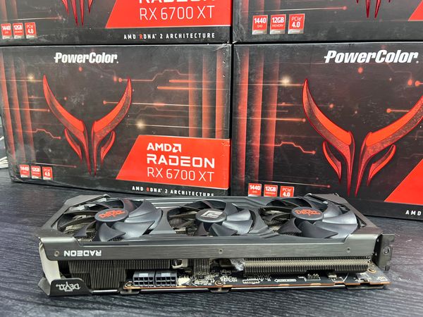 Card màn hình VGA AMD Powercolor RX 6700 XT Red Devil 12GB ...