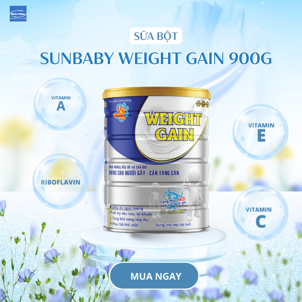 Sữa Bột Tăng Cân Weight Gain 900g - Giải Pháp Hiệu Quả Cho Người Gầy ...