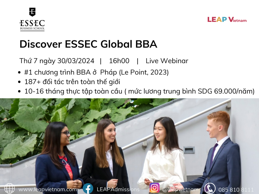 WEBINAR ESSEC BUSINESS SCHOOL SINGAPORE: ESSEC Global BBA: Your Gatewa ...