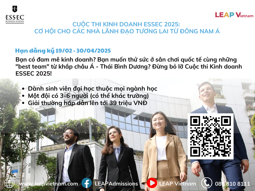 Cuộc Thi Kinh Doanh ESSEC 2025: Cơ Hội Cho Các Nhà Lãnh Đạo Tương Lai – Quy trình hỗ trợ vào các ...
