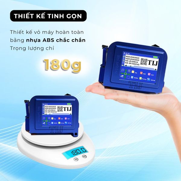 Máy In Date Cầm Tay TIJ Mini 150V | Nhỏ gọn - Mực in bám tốt– TIJ Store