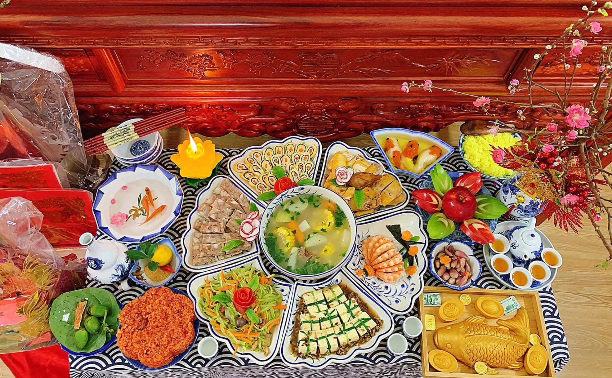 Mâm Cúng Giao Thừa Tết Giáp Thìn 2025: Trừ Tịch Ma Quỷ, Đón Vận May – Flosa