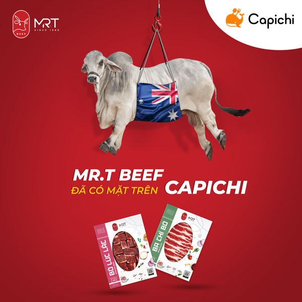 Mr.T Beef Đã Có Mặt Tại Ứng Dụng Capichi – Thịt bò ngon Mr.T Beef