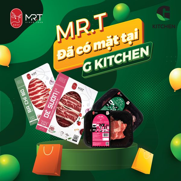 Tháng Mới- Sự Hợp Tác Mới Cùng G Kitchen – Thịt bò ngon Mr.T Beef