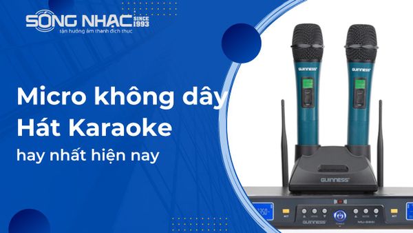 TOP 5 Mẫu Micro Không Dây Hát Karaoke Hay Nhất 2023 – SÓNG NHẠC AUDIO