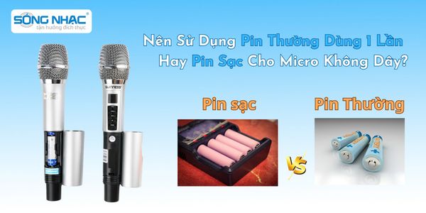 Nên Sử Dụng Pin Thường Dùng 1 Lần Hay Pin Sạc Cho Micro Không Dây ...
