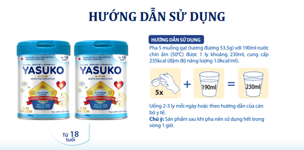 YASUKO SURE CALCIUM – Sữa Yasuko