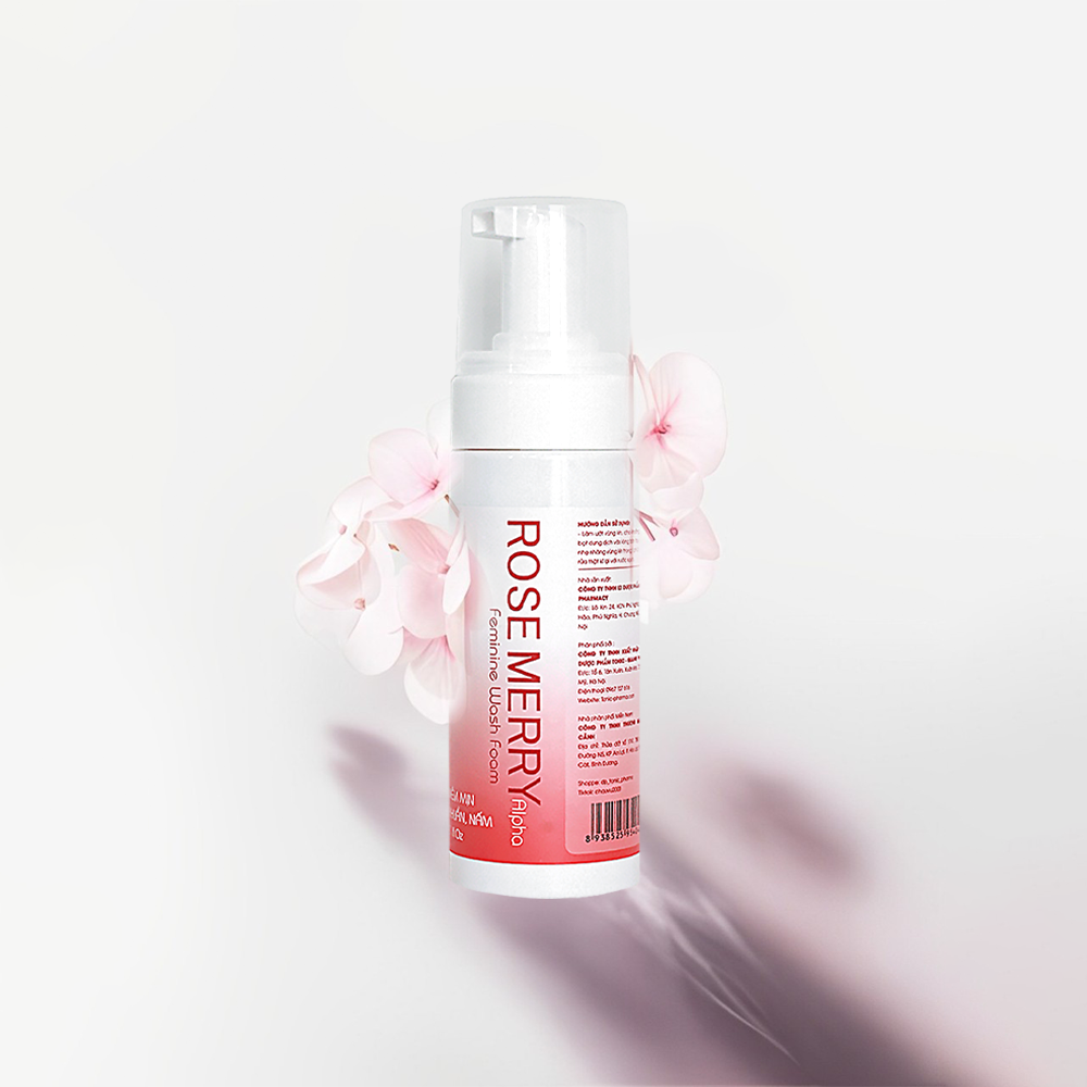 Rose Merry Alpha Dạng Bọt Tuyết, Hồng Mịn Se Khít 150ml – Nét Hoa