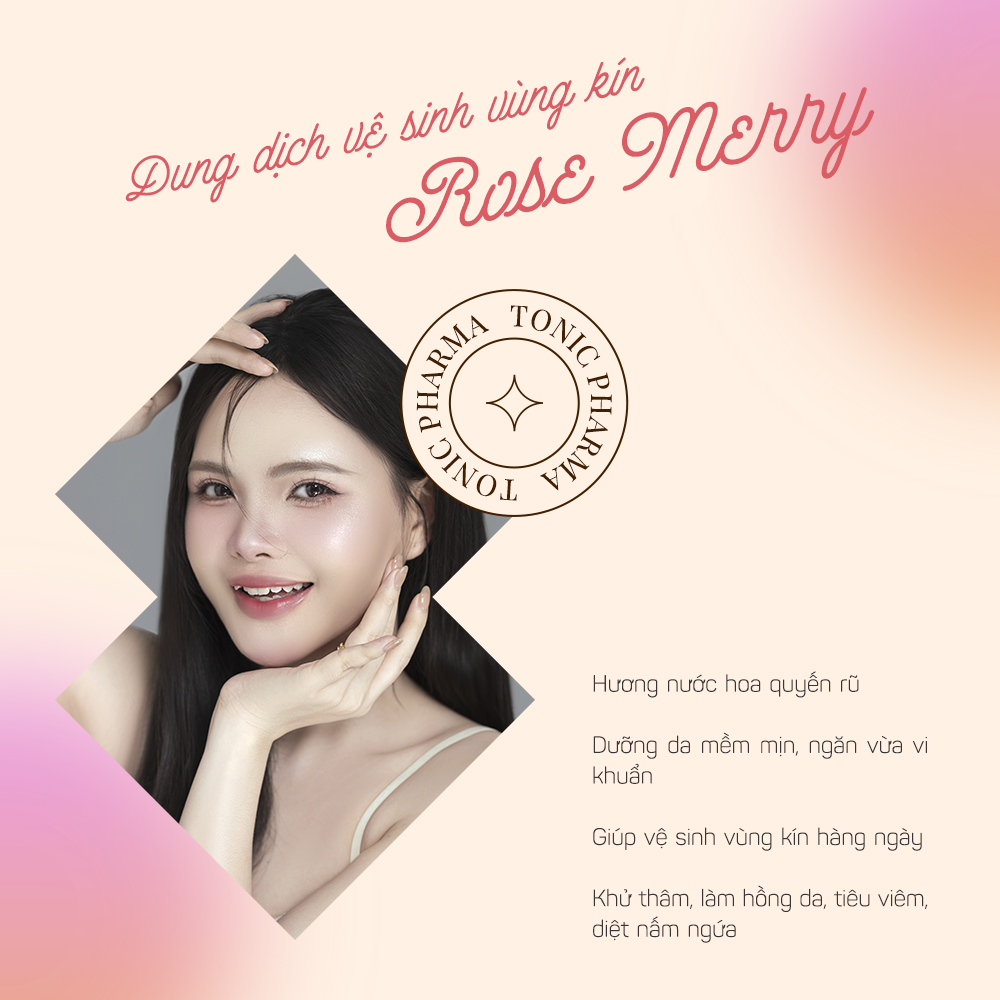 Rose Merry Alpha Dạng Bọt Tuyết, Hồng Mịn Se Khít 150ml – Nét Hoa