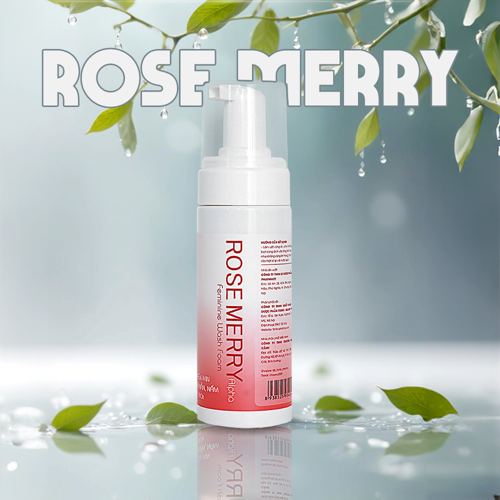 Rose Merry Alpha Dạng Bọt Tuyết, Hồng Mịn Se Khít 150ml – Nét Hoa