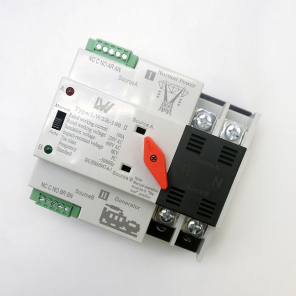 Bộ ATS 2P 100A 1 pha Chuyển nguồn tự động không gián đoạn – Điện máy ...