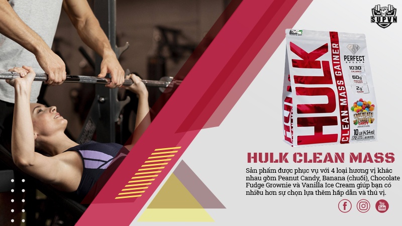 Hulk Clean Mass Gainer | Tăng Cân Siêu Tinh Sạch – SUPVN