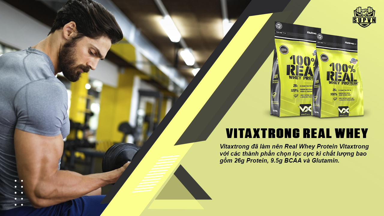 Real Whey Vitaxtrong | Chất Lượng Và Giá Siêu Tốt – SUPVN