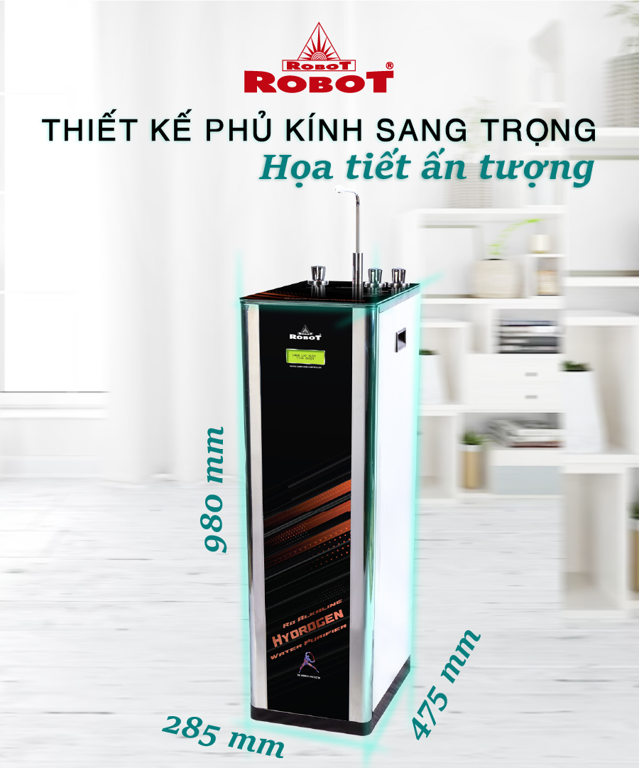 Máy lọc nước R.O Hydrogen Kiềm Nóng thông minh ROBOT RBs-9HAQ – VUA LỌC ...