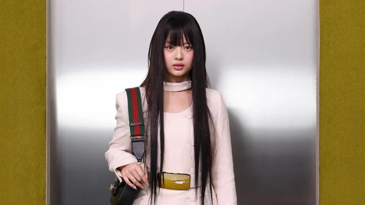 Hanni (NewJeans) kiêu sa trên hàng ghế đầu show Gucci Thu Đông 2023 ...