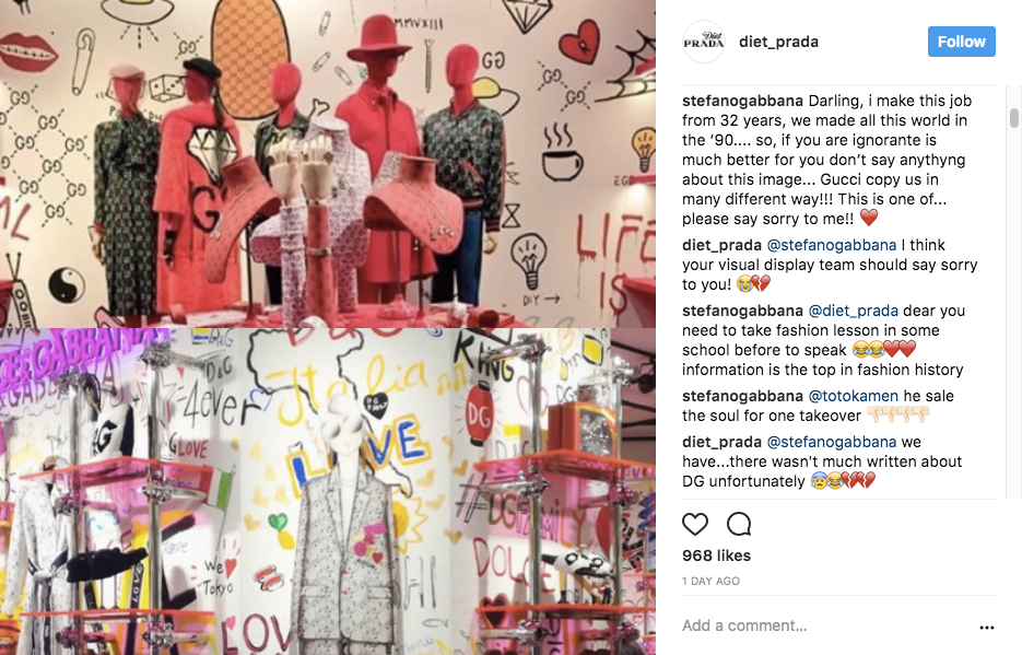 Diễn biến vụ kiện triệu đô giữa Dolce & Gabbana và Diet Prada – LUXITY