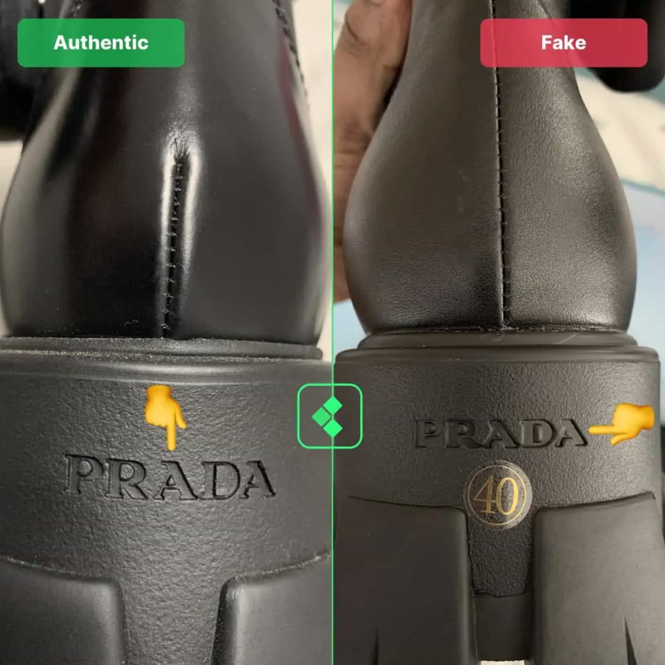 Các bước quan trọng để phân biệt Prada Monolith Boots real và fake – LUXITY