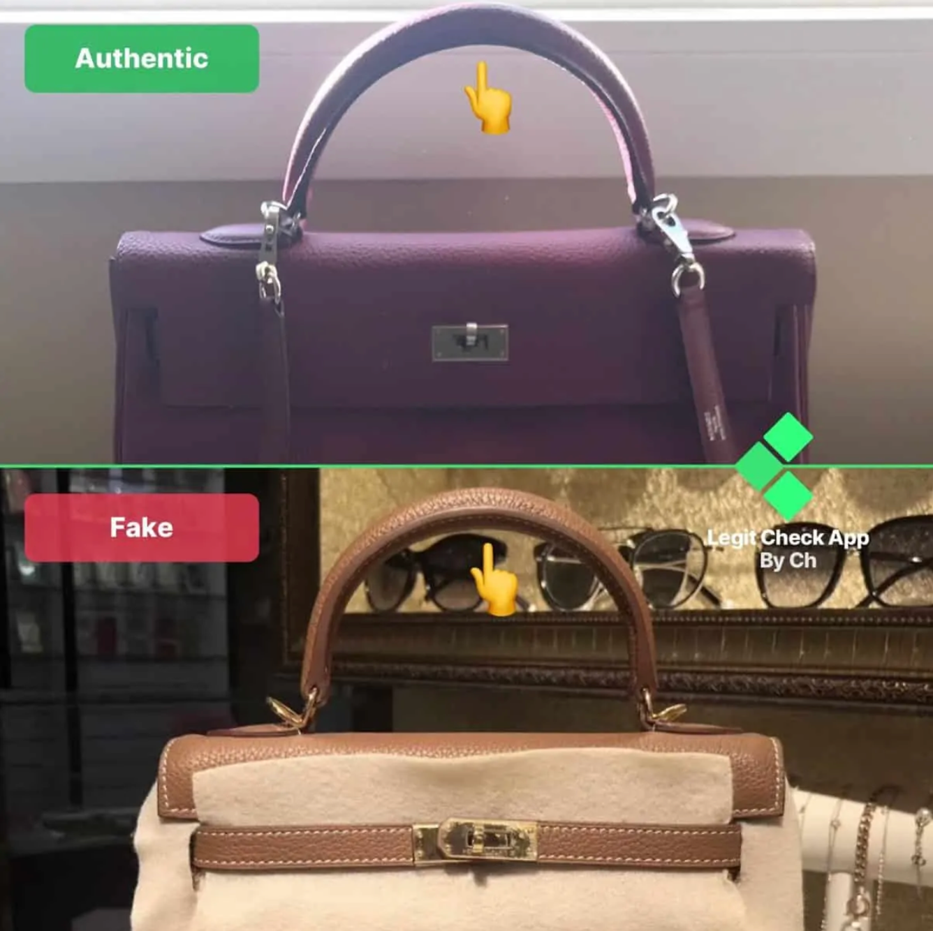 Soi đồ hiệu: Những mẹo nhỏ để phân biệt Hermes Kelly Bag real và fake ...