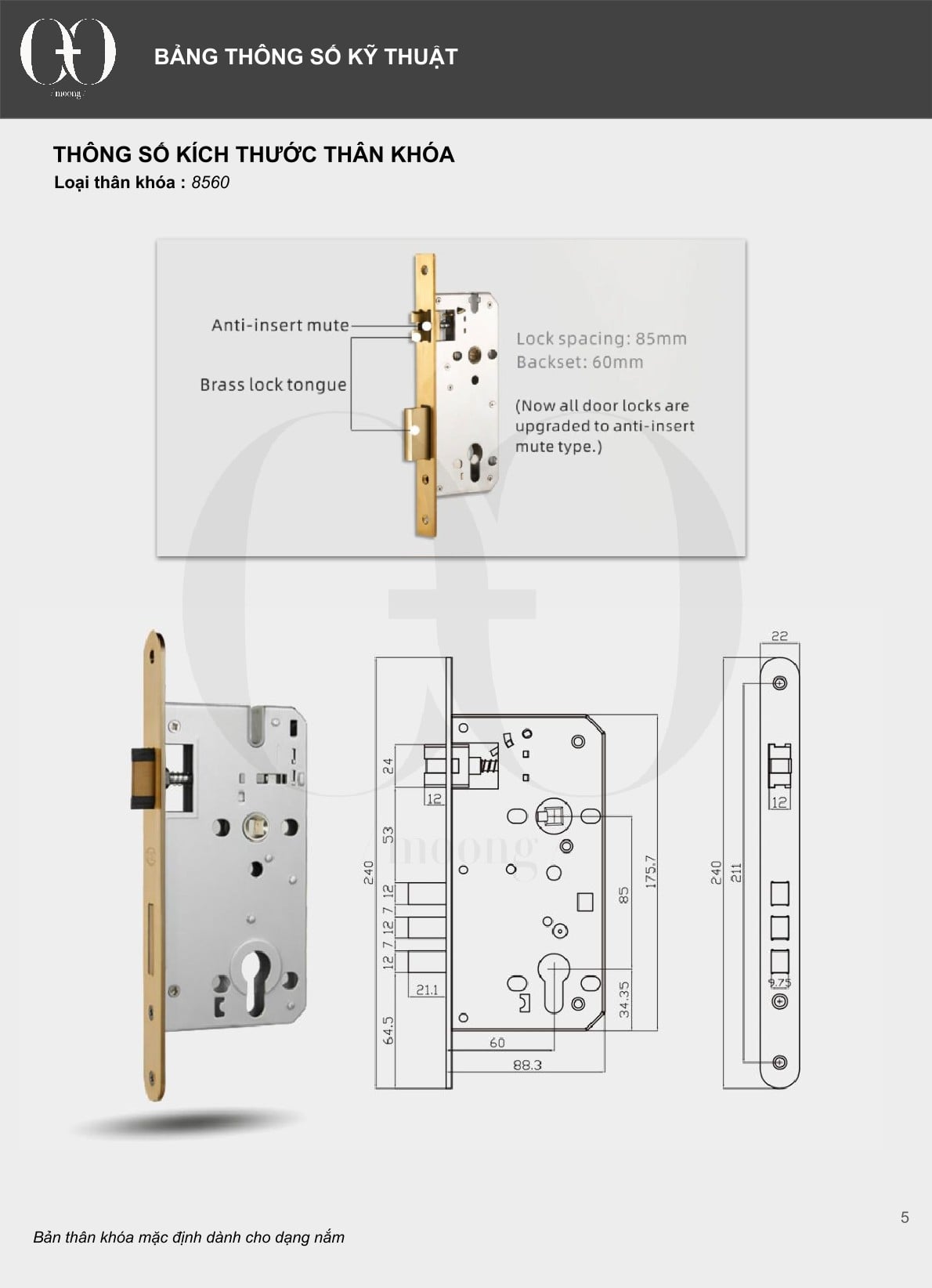 Lock Spec – MoongDecor - Art of living stylishly