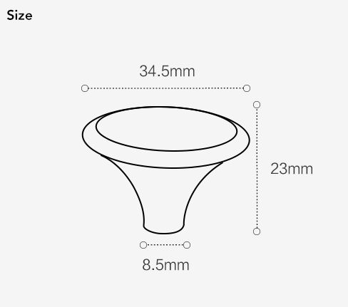 Tay nắm núm tủ đồng thau hiện đại | DH121 – MoongDecor - Art of living ...