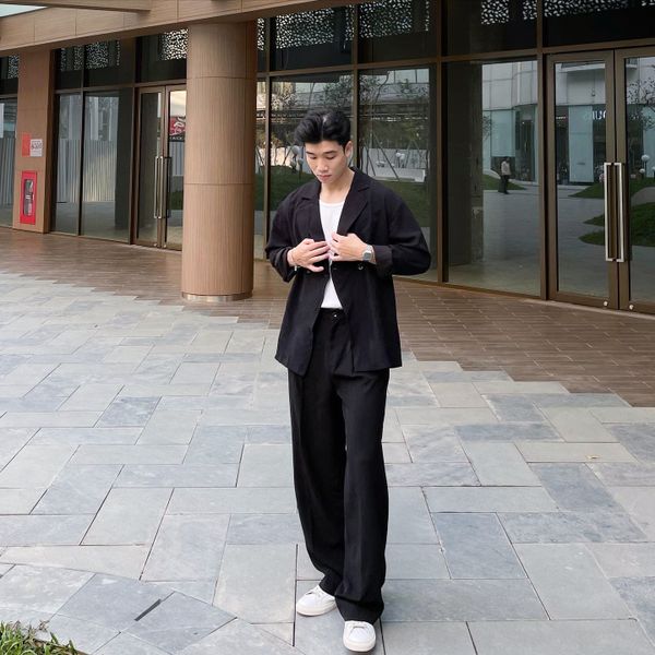 DUENDE Deviated Button Blazer – Duende