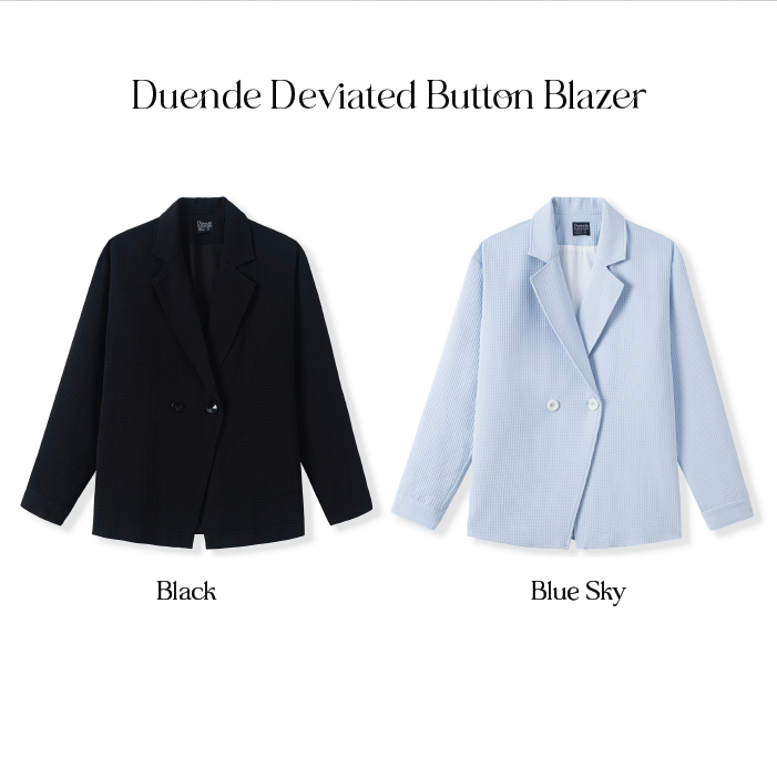 DUENDE Deviated Button Blazer – Duende