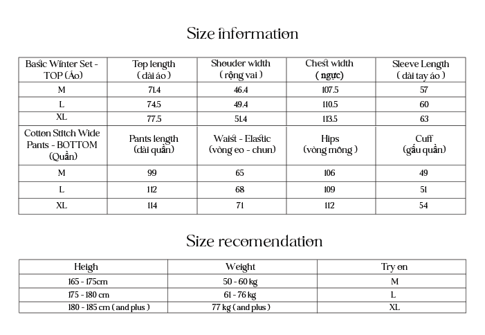 DUENDE Basic Winter Set – Duende