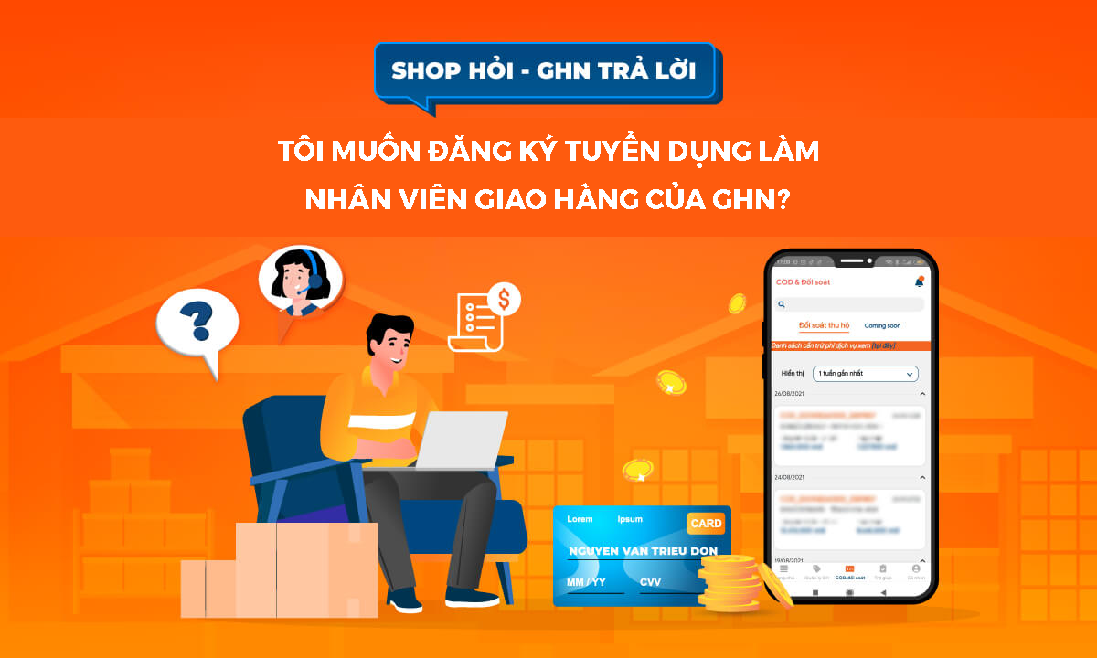 Cách đăng ký làm shiper giao hàng nhanh tiết kiệm – GHN.VN Giao Hàng Nhanh