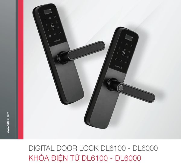 Giới Thiệu Khóa Điện Tử DL6000 Và DL6100 – Giải Pháp An Ninh Hiện Đại