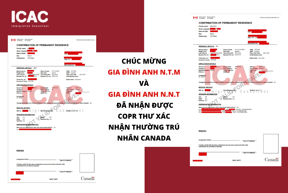 KHAI XUÂN LỘC PHÁT VỚI 2 COPR ĐƯỢC CẤP NÓNG HỔI – ICAC Canadian