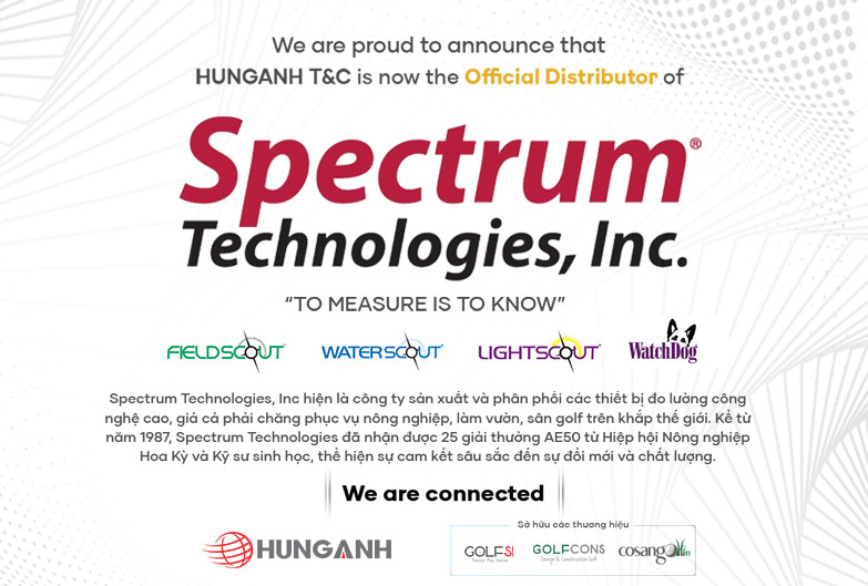 Hùng Anh T&C - Nhà phân phối chính thức Spectrum Technologies tại VN ...