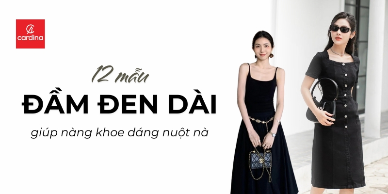 Trẻ Ra 5 Tuổi Với 12 Mẫu Đầm Đen Dài Giúp Nàng Khoe Dáng Nuột Nà