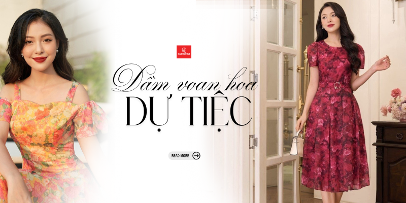 Đầm Voan Hoa Dự Tiệc: Xu Hướng Thời Trang Mới Nhất từ Cardina