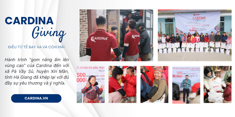 Khoảnh khắc “Cardina Giving” - Điều tử tế bay xa và còn mãi